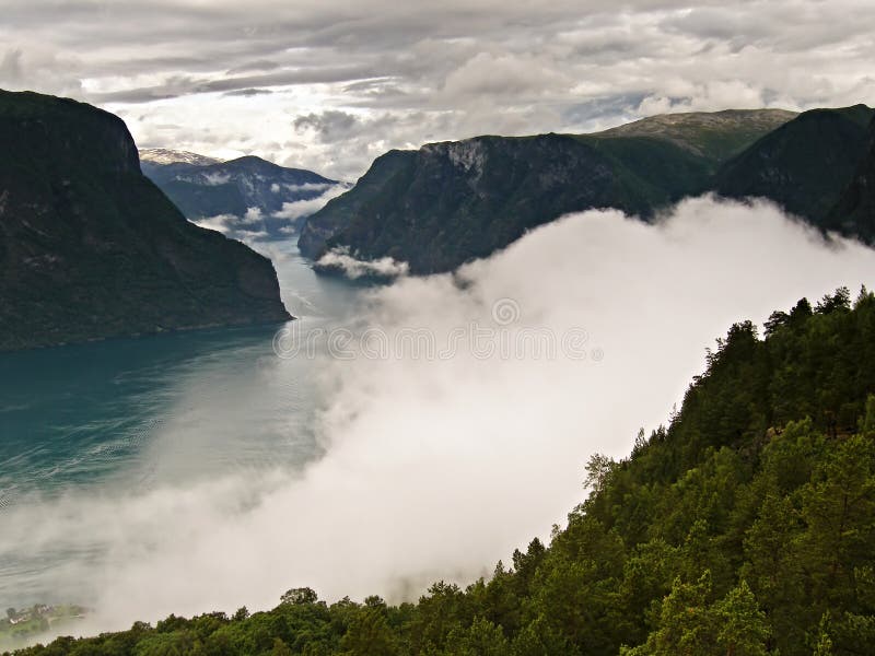 Fiord in Norway stock photo. Image of stormy, norway, fiord - 4664656
