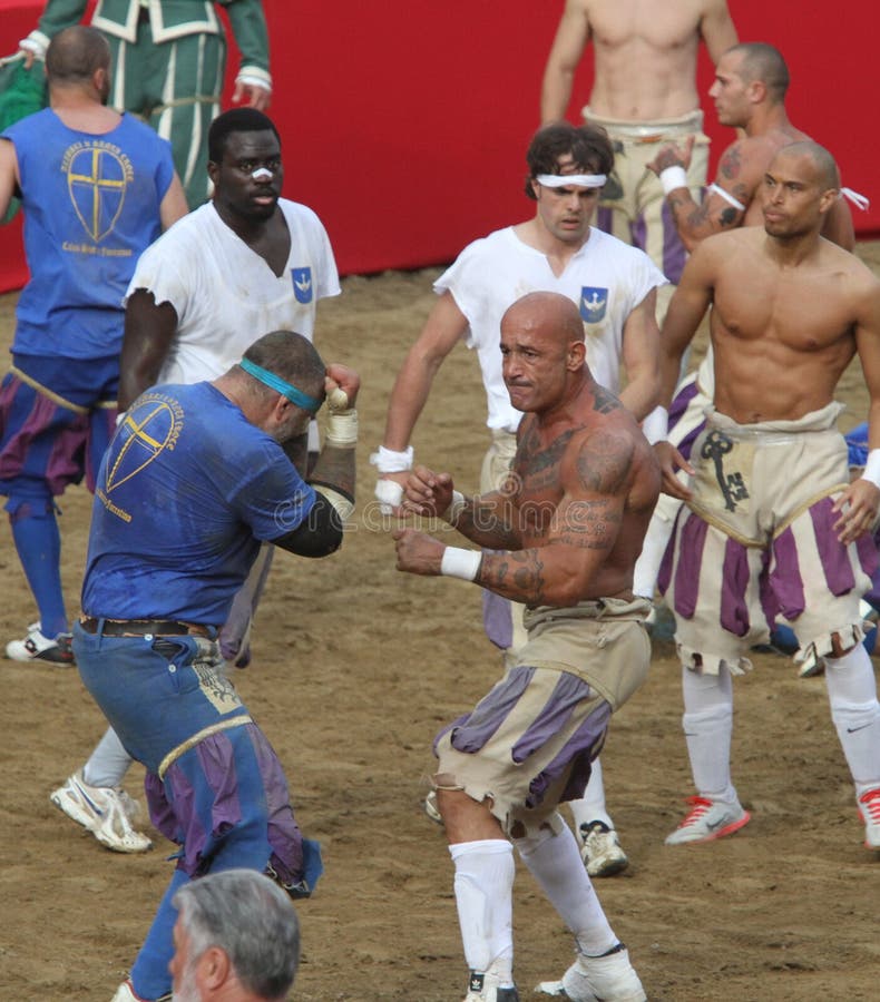 Fiorentino Del Storico De Calcio, Florencia Imagen editorial - Imagen ...