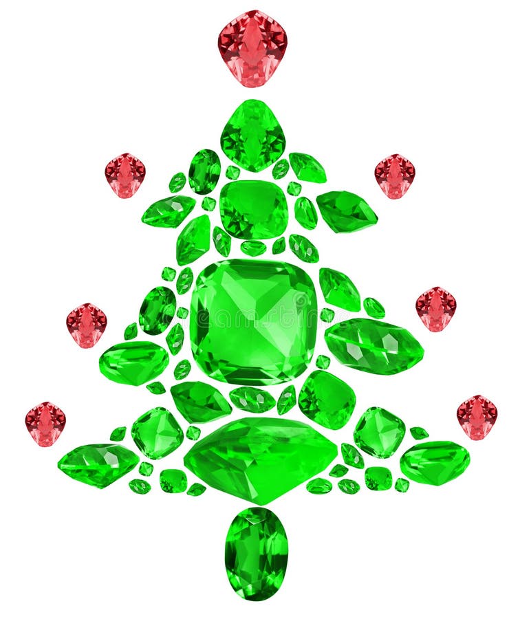 Transparent Red Ruby Gem on White Stock Image - Image of mineral ...