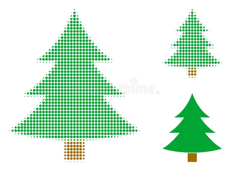 Halftone Dotted Tree Stock Illustrations – 240 Halftone Dotted Tree ...