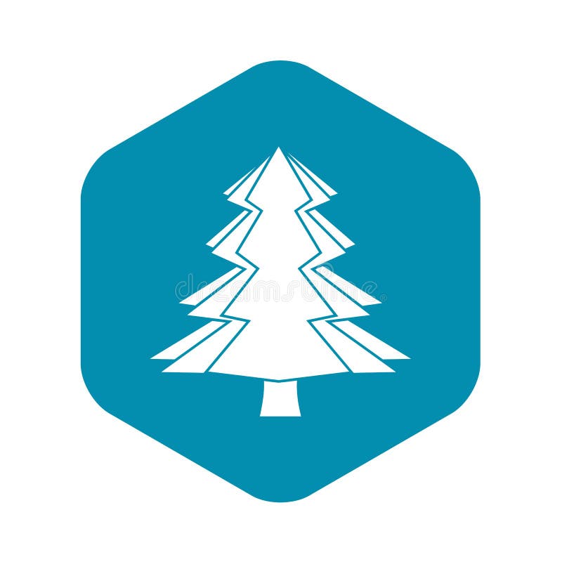 Fir Tree Icon, Simple Style Stock Vector - Illustration of icon, nature ...