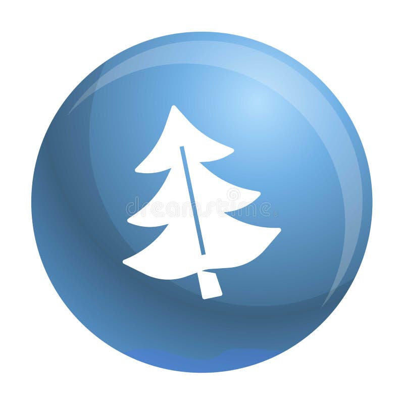 Fir Tree Icon, Simple Style Stock Vector - Illustration of flourish ...