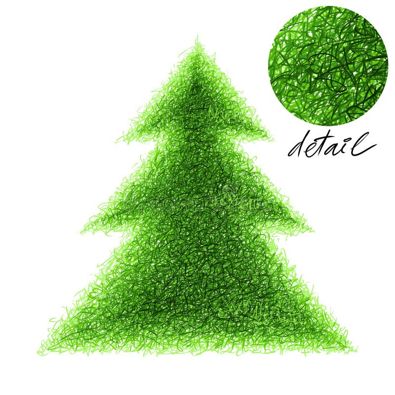 Fir-tree illustration stock illustration. Illustration of illustration ...