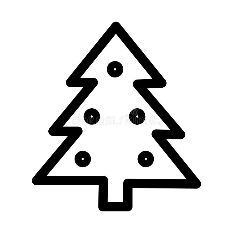 Fir Tree Isolated Vector Icon that Can Be Easily Modified or Edited ...