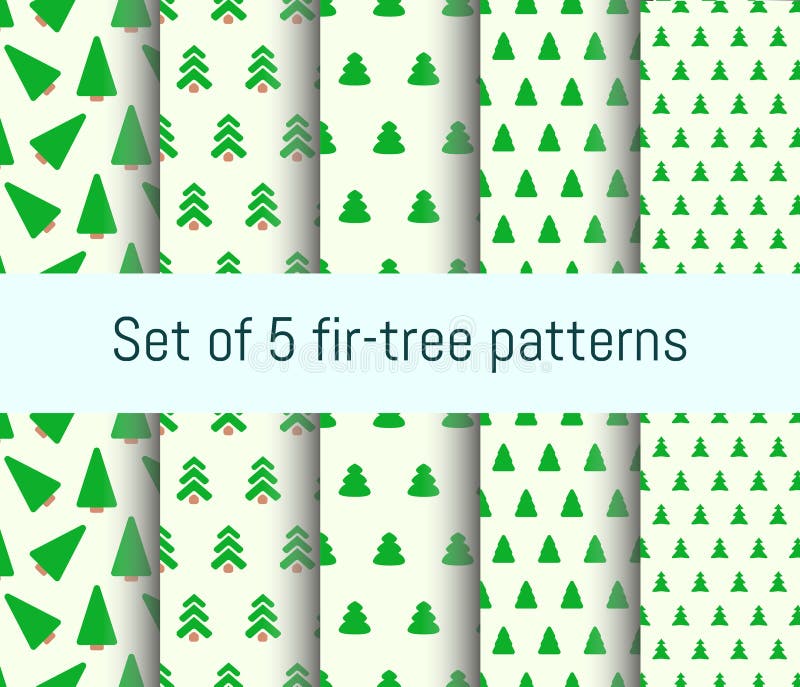 Fir Tree pattern stock vector. Illustration of design - 62007216
