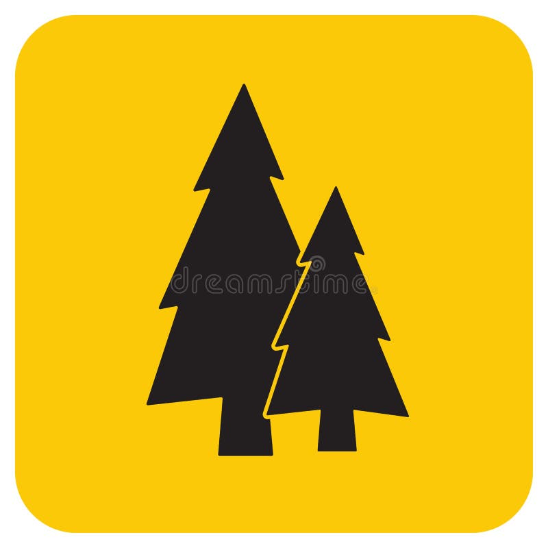 Fir Trees forest stock vector. Illustration of environment - 126647886