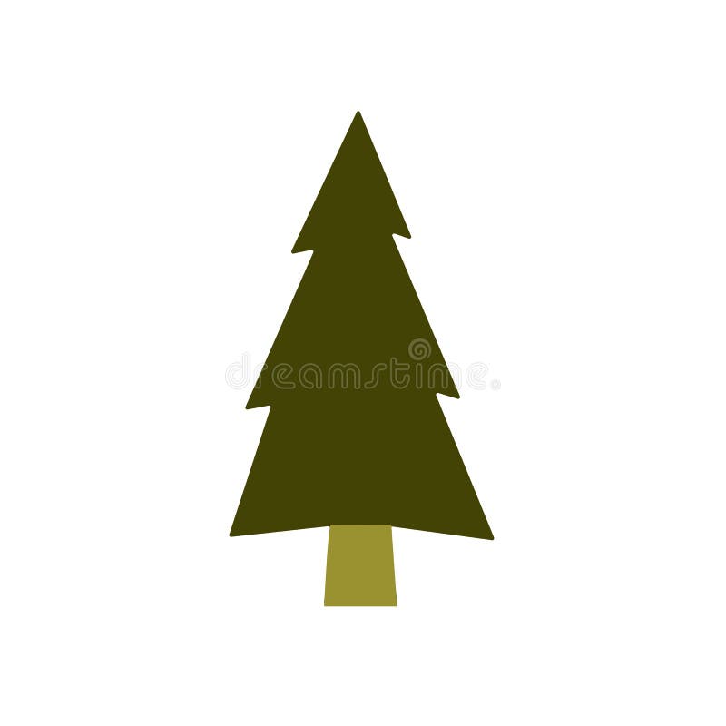 Fir Trees icon stock vector. Illustration of environment - 134053432