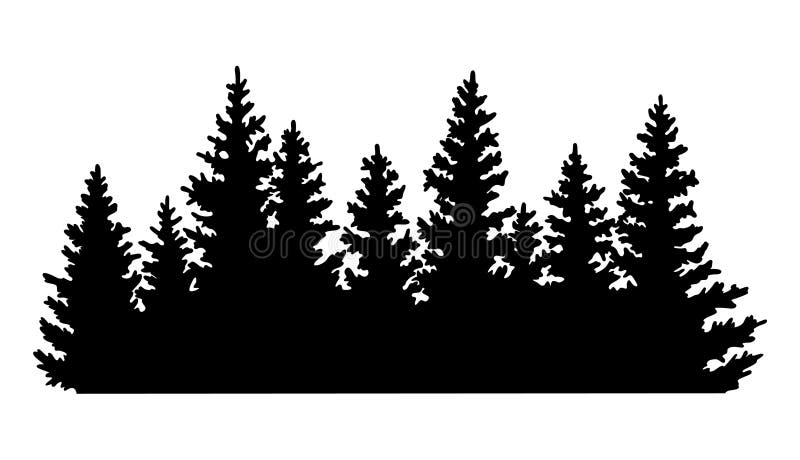 Treetops Silhouette Stock Illustrations – 65 Treetops Silhouette Stock ...