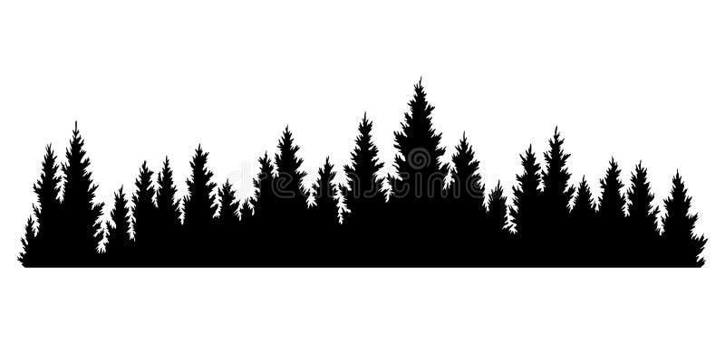 Treetops Silhouette Stock Illustrations – 65 Treetops Silhouette Stock ...