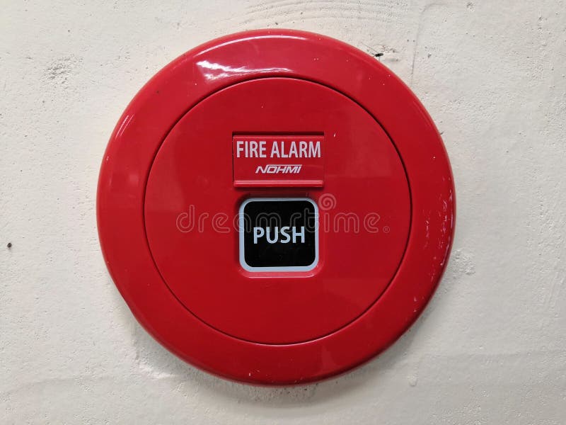 Fireâ€‹ alarm editorial stock photo. Image of push, emergency - 126642823