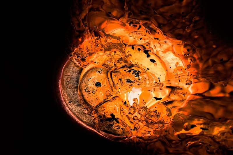 Bubbles in fire stock image. Image of liquid, green, light - 37344067