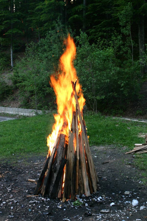 Bonfire stock photo. Image of black, burst, fire, bonfire - 281326