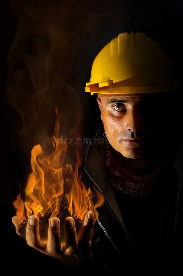 Fire stock image. Image of workman, foreman, power, repair - 11885749