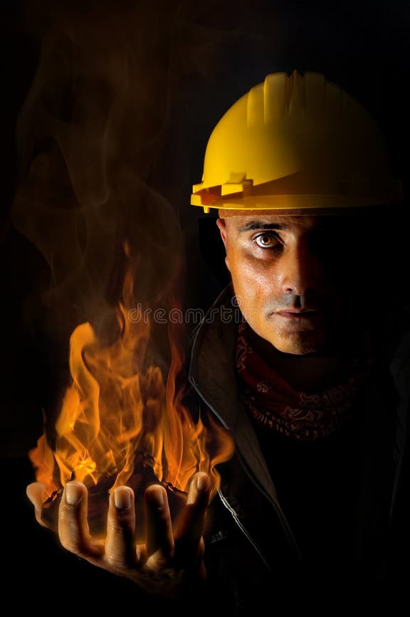 Fire stock image. Image of workman, foreman, power, repair - 11885749