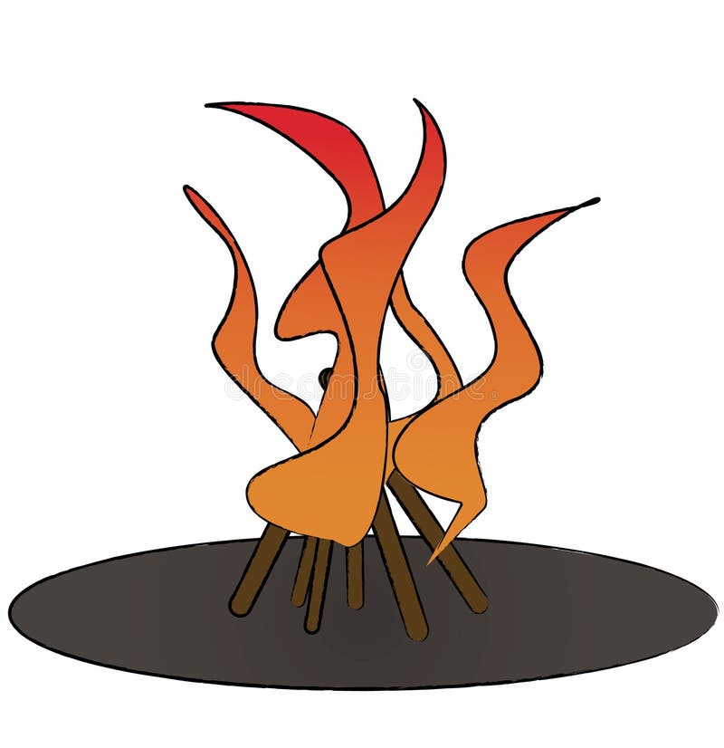 Illustrated Fire Stock Illustrations – 2,166 Illustrated Fire Stock ...