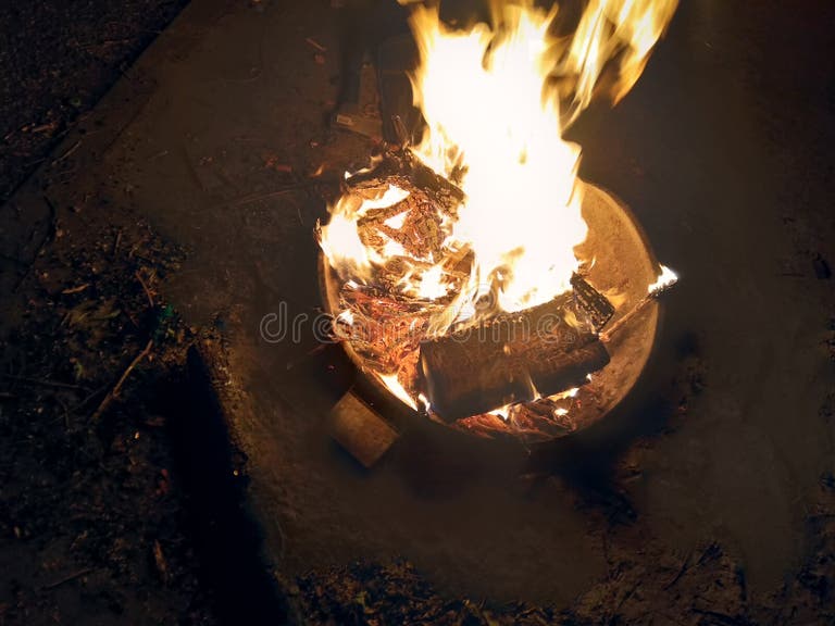 Fire stock photo. Image of bonding, ritualistic, fire - 125629974