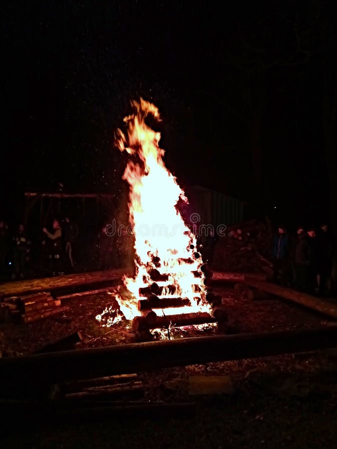 Fire stock image. Image of vatra, fire, festival, night - 131930585