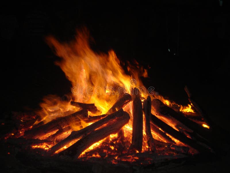Bonfire stock photo. Image of black, burst, fire, bonfire - 281326
