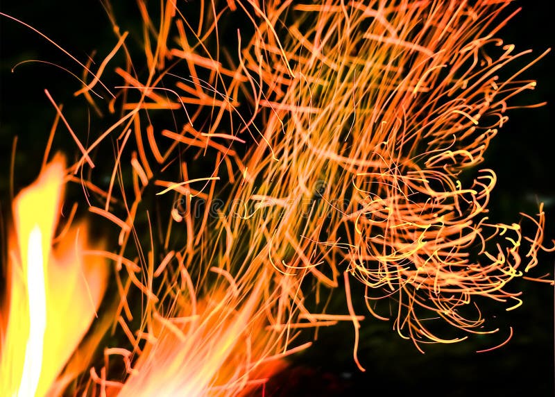 Fire Streaks stock image. Image of fire, movement, wispy - 4897581