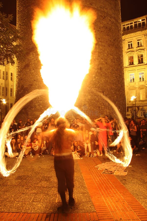 Fire editorial stock photo. Image of fire, people, entertainer - 16579908