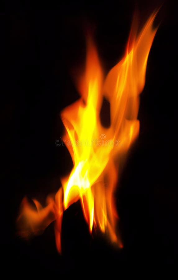 Dancing flames of fire stock image. Image of fireplace - 109681381