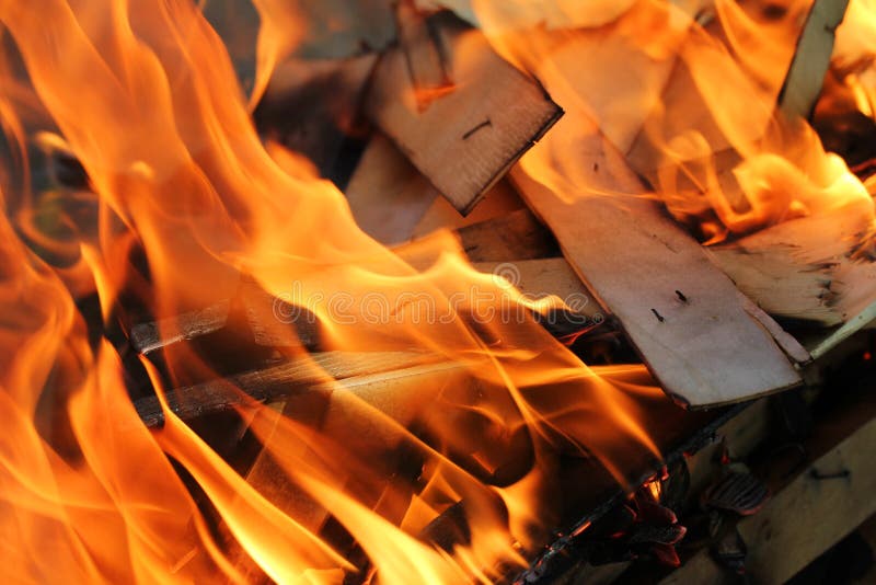 Fire stock image. Image of orange, wood, igniting, grill - 21053813