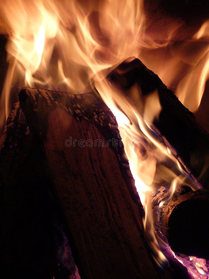 Gas flame stock photo. Image of fireplace, coal, hearth - 4009742