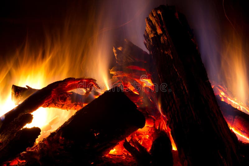 Fire stock photo. Image of flame, incandescent, bonfire - 21985972