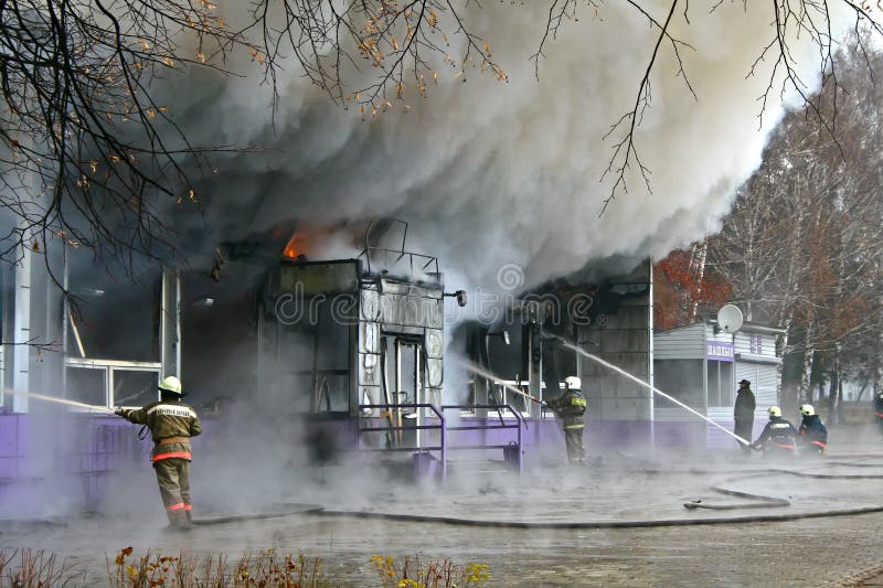 Fire editorial stock photo. Image of gray, fused, firefighting - 23092263