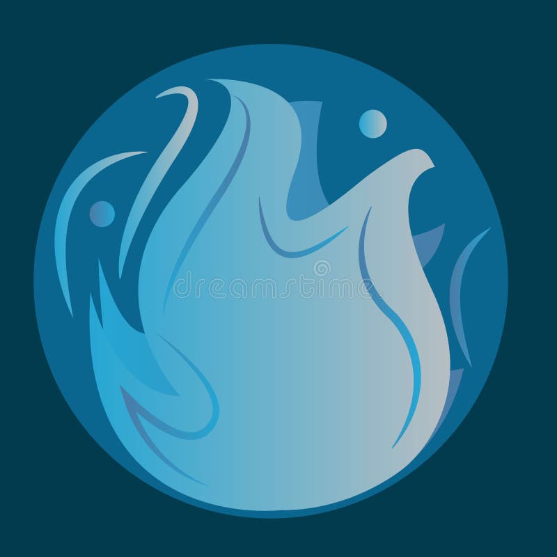 Burning Fire Logo stock vector. Illustration of flame - 250761659