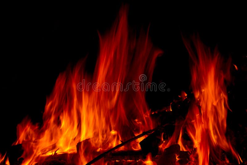 Fire stock photo. Image of element, devil, campfire, bonfire - 28104316