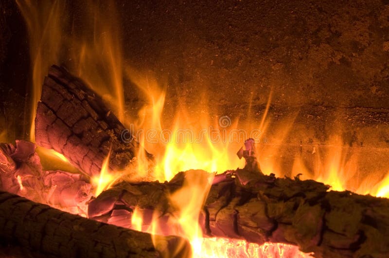 Fire stock photo. Image of cold, burning, fireplace, fire - 6937066