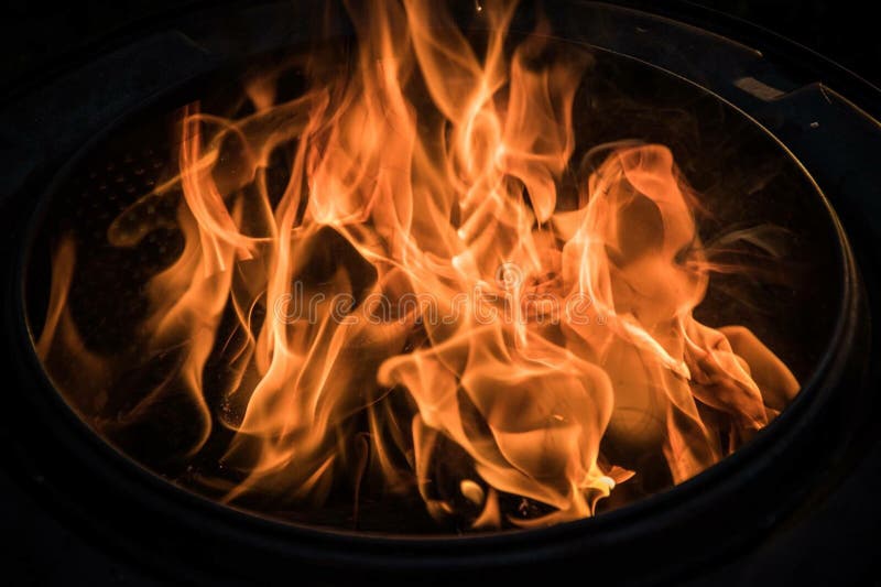 Fire stock photo. Image of fire, burning, devil, roaring - 76919986