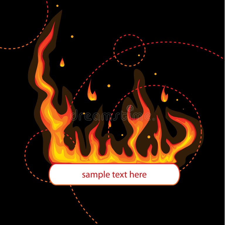 Illustrated Fire Stock Illustrations – 2,600 Illustrated Fire Stock ...