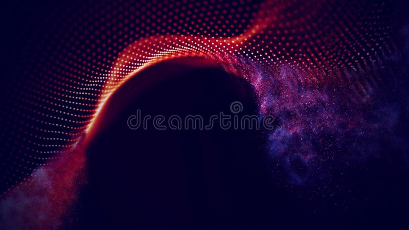 Fire Abstract Background Seamless Loop. Technology Background. Red ...