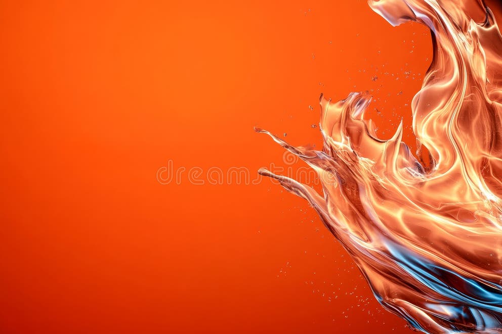 The Fire within Abstract Liquid Abstract Representation of Fire Energy ...