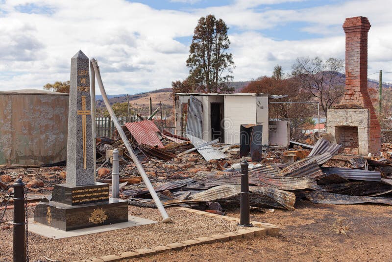 Fire Aftermath stock image. Image of statue, damaged - 40664807