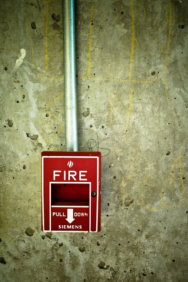 Fire alarm stock image. Image of emergency, push, fire - 13232329