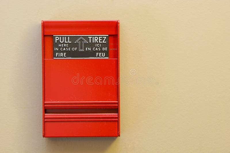 Fire alarm stock image. Image of alarm, handle, copyspace - 21004009