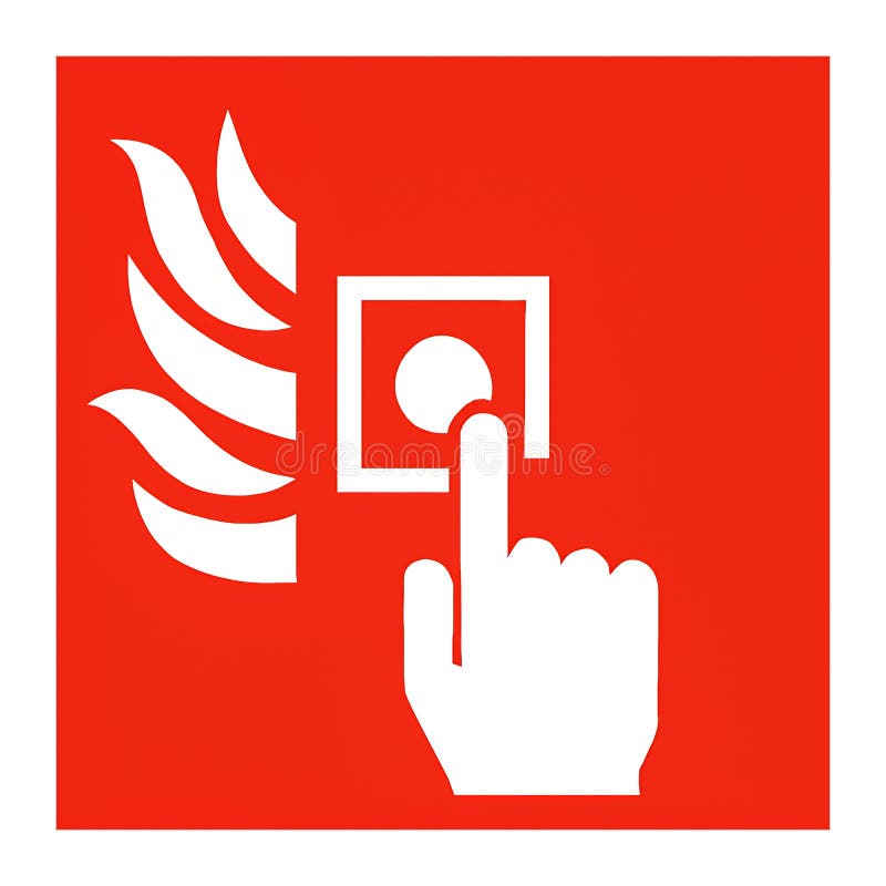 Fire Alarm Call Point Signage Stock Illustrations – 10 Fire Alarm Call ...