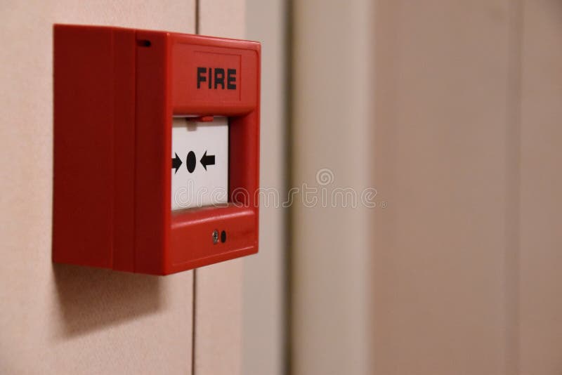 Fire Alarm Activation Point Stock Photo - Image of fire, prevention ...
