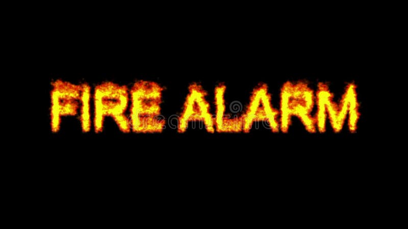 Fire Alarm Line Icon Animation Stock Footage - Video of application ...