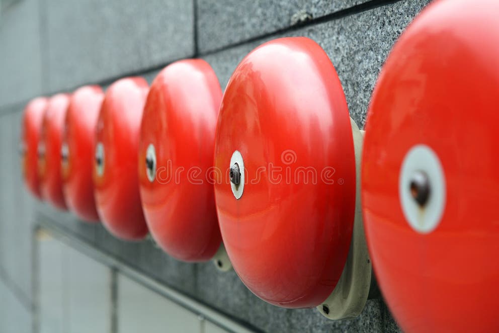 Fire Alarm Bells Ringing stock photo. Image of fire, ringing - 840628