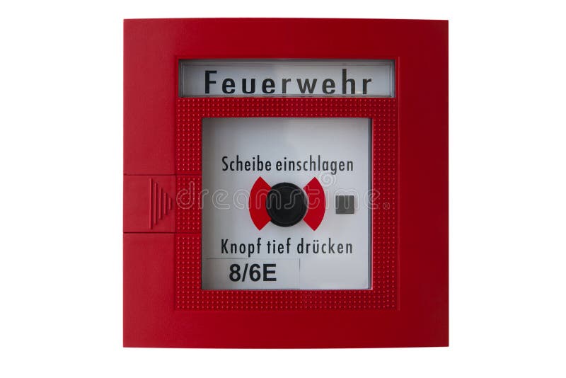 Fire alarm box stock image. Image of beat, hammering - 22561399