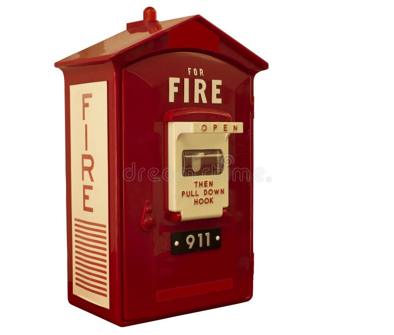 Fire warden box stock photo. Image of help, steel, concept - 15479338