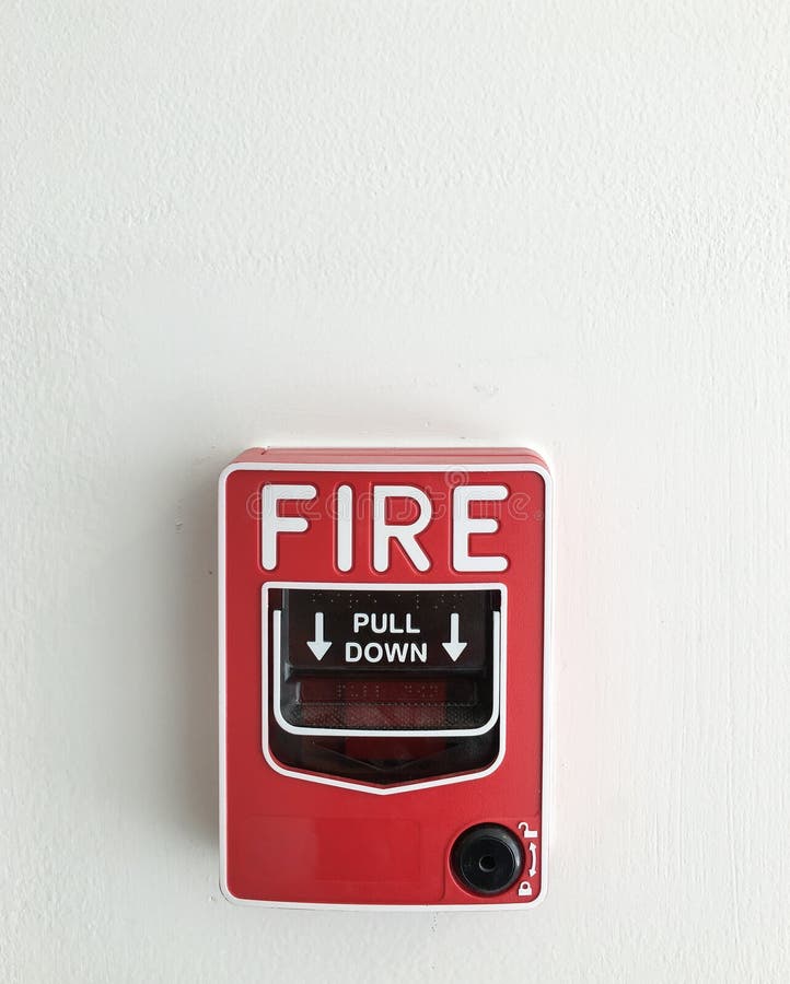 Fire alarm box. stock image. Image of symbol, fire, wall - 82318189