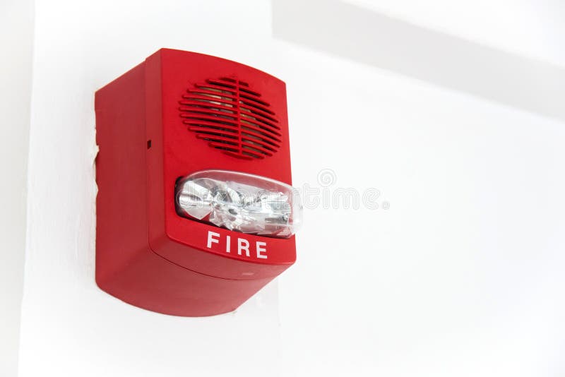 Fire alarm light stock photo. Image of flame, alarm, prevent - 60886544