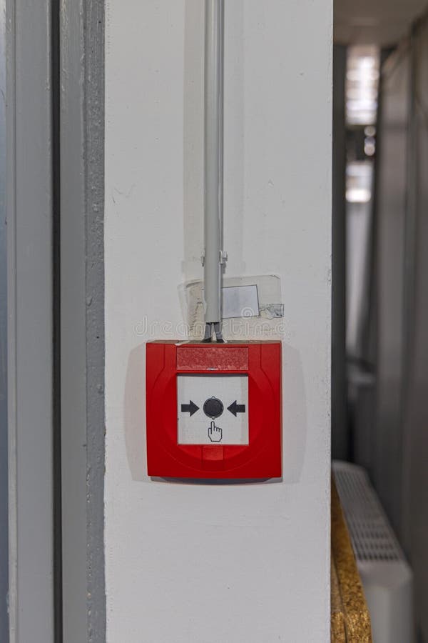 Fire Alarm Button stock photo. Image of europe, press - 261052776