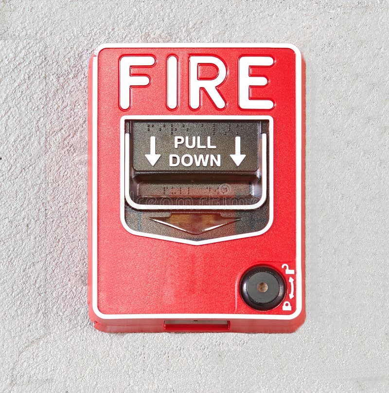 Fire alarm pull switch stock image. Image of warning - 38683293