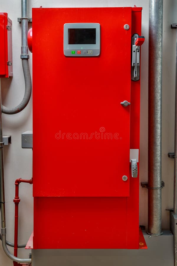 Fire Alarm Control Panel for Fire Suppression System. Industrial Fire ...